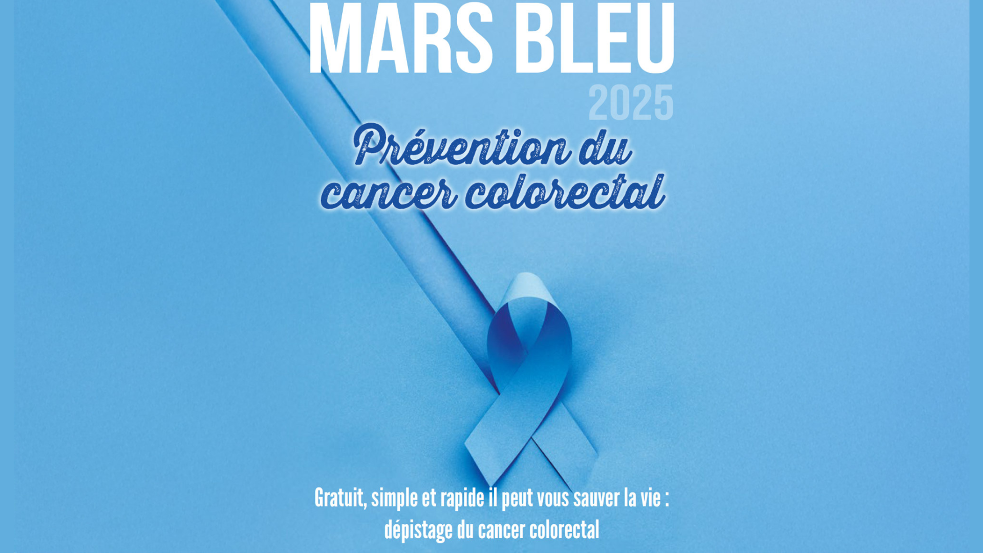 Mars Bleu 2025 : Mobilisons-nous contre le cancer colorectal ! - Fossa FM